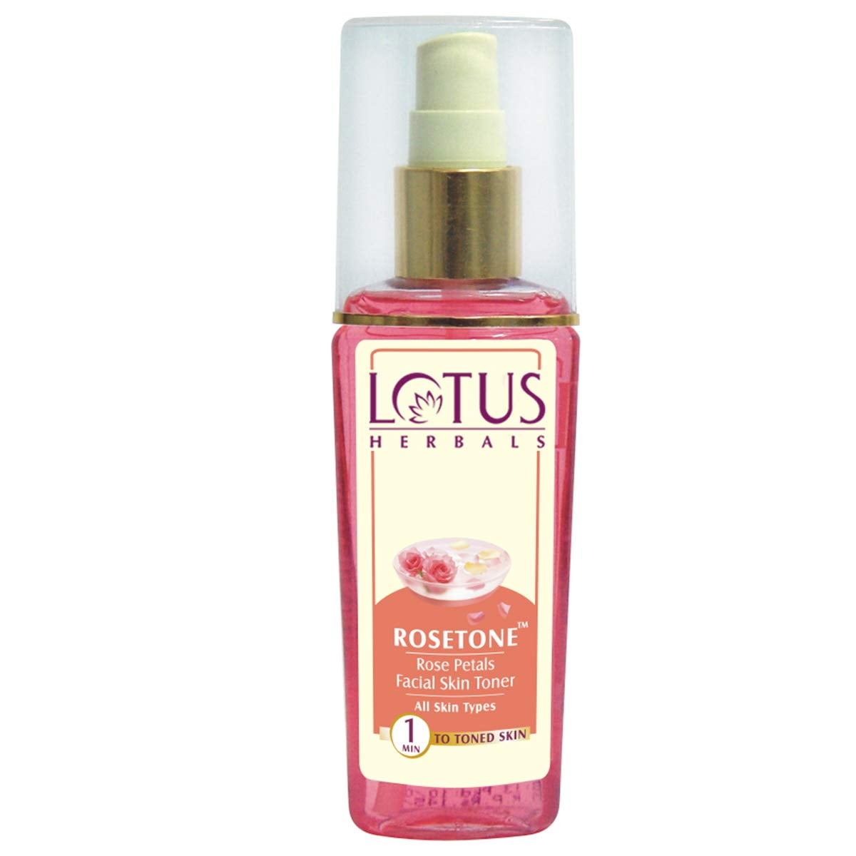 Lotus Herbals Rosetone Rose Petals Facial Skin Toner Liquid with Aloe ...