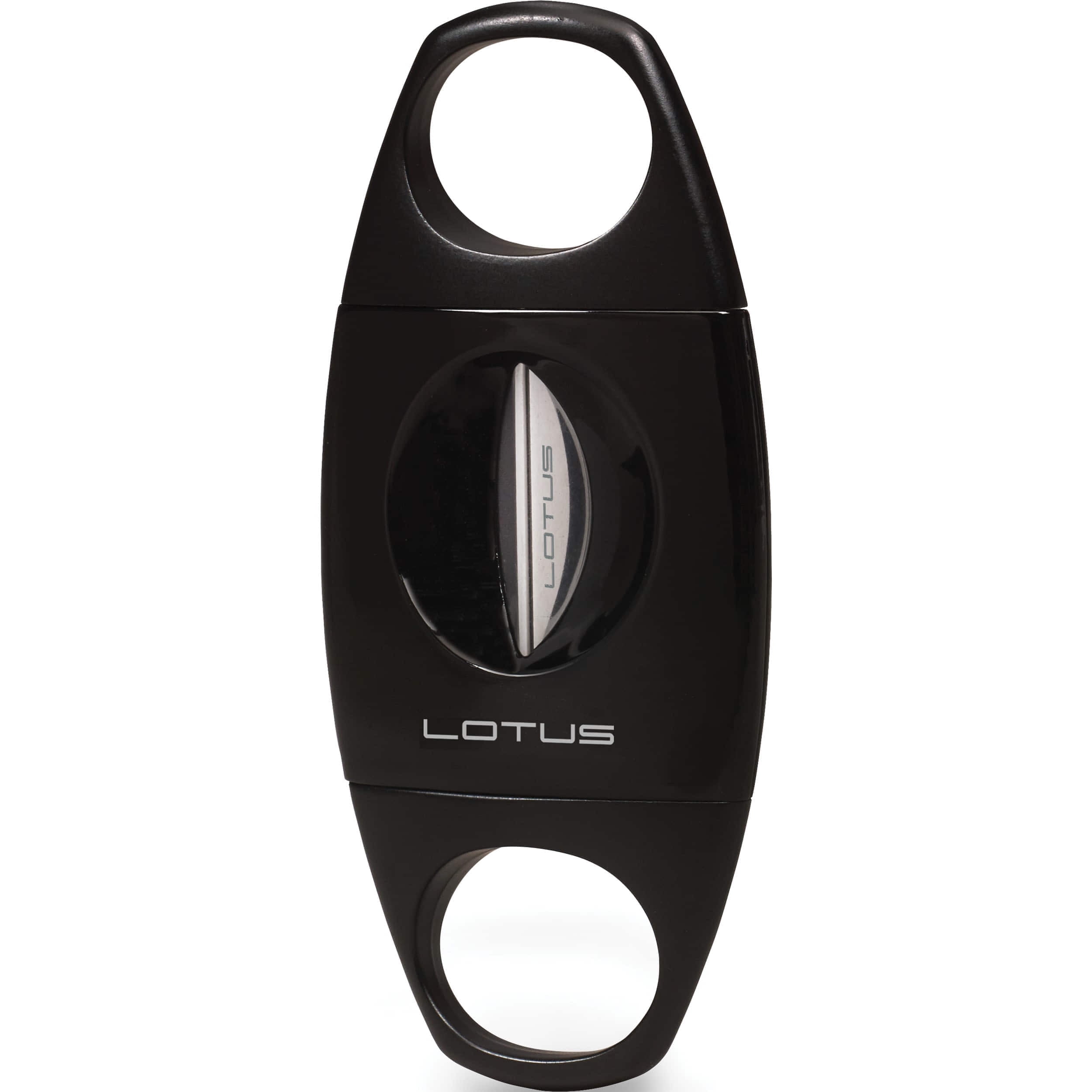 Lotus Jaws Glossy and Matte Black 64-Ring Gauge Serrated V-Cut Cigar ...