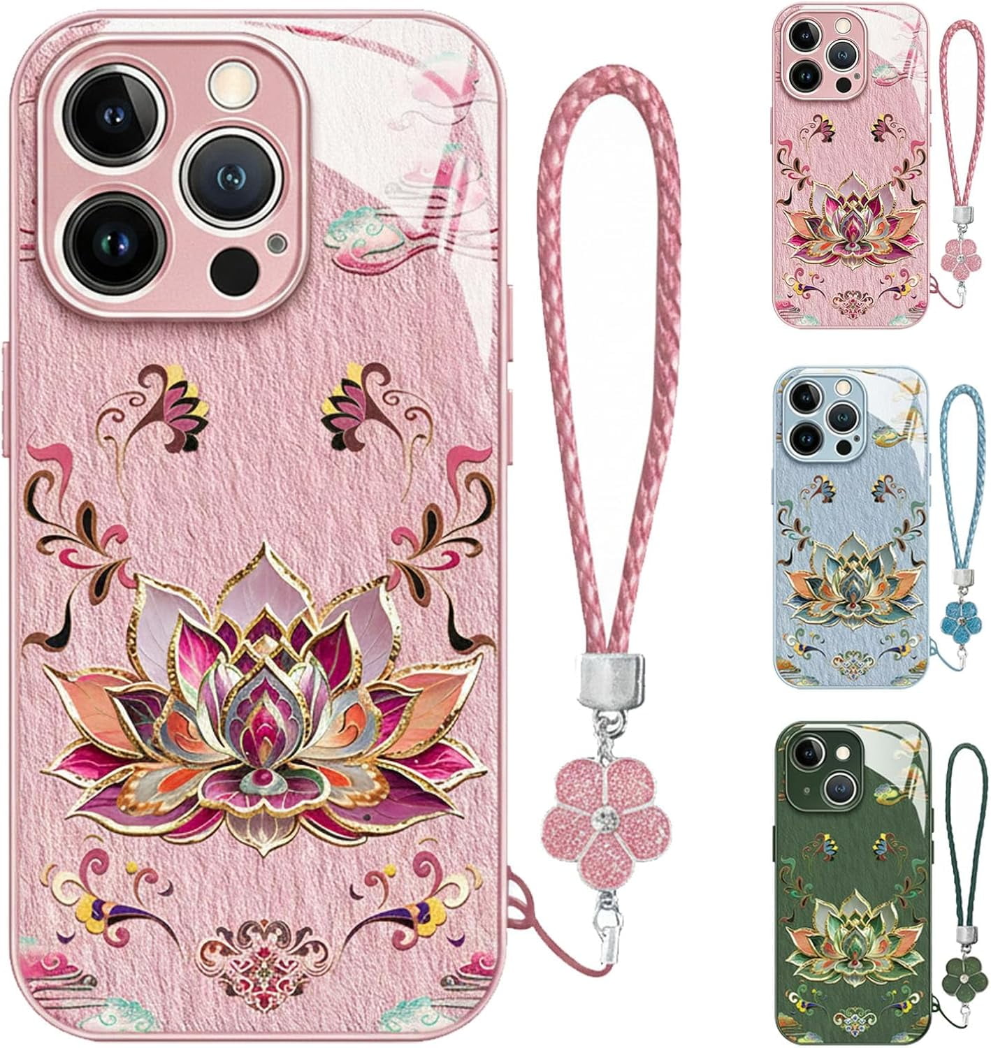 Lotus Lanyard Hard Cases with All-Inclusive Lens Design, Protective ...