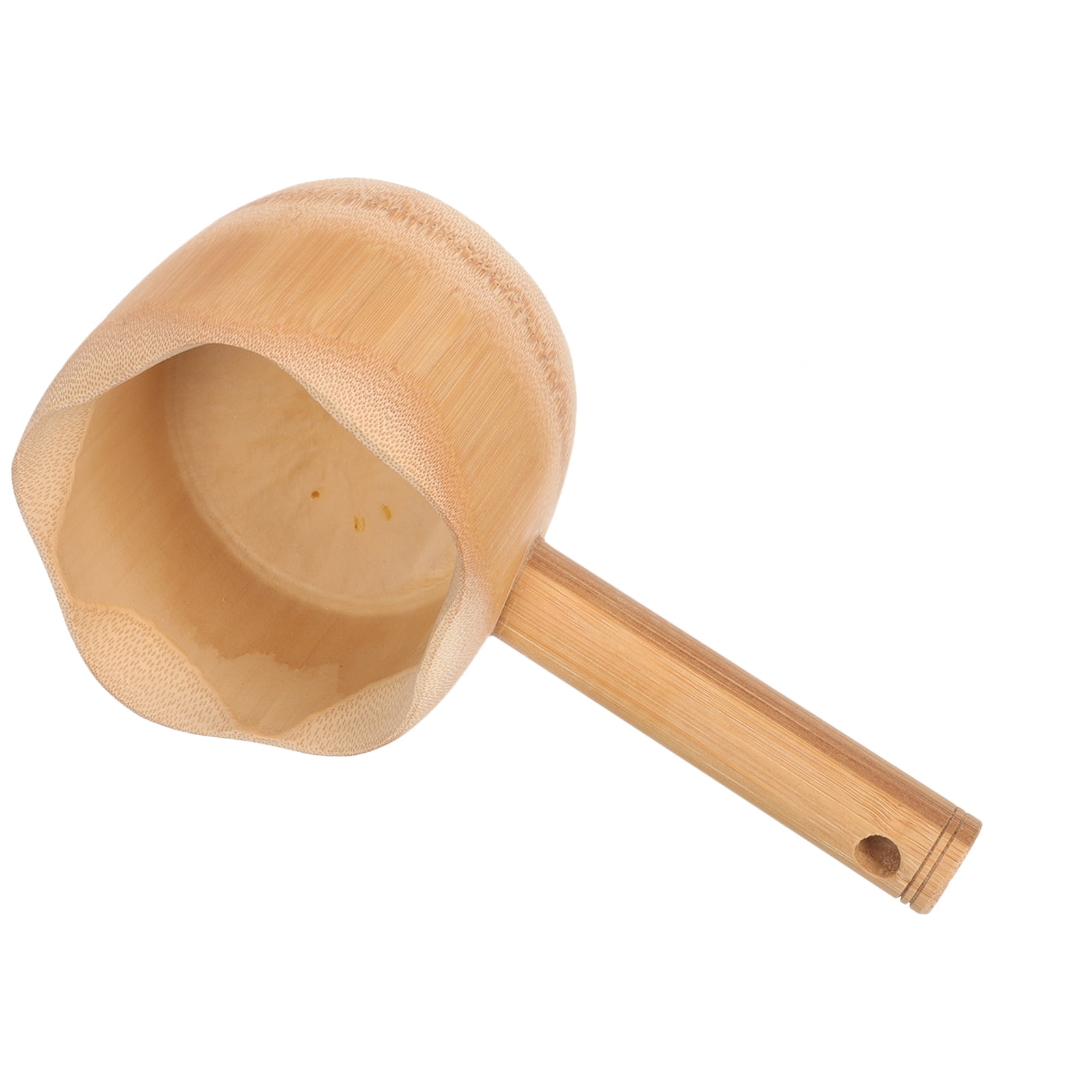 HOOWIFFY Gardening Water Ladle Yellow Bamboo Lotus Leaf Design for Home ...