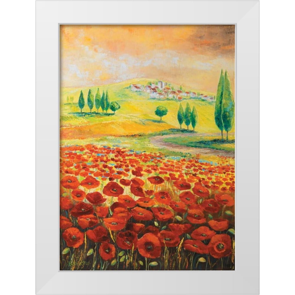 Lotus, Lenna 11x14 White Modern Wood Framed Museum Art Print Titled ...