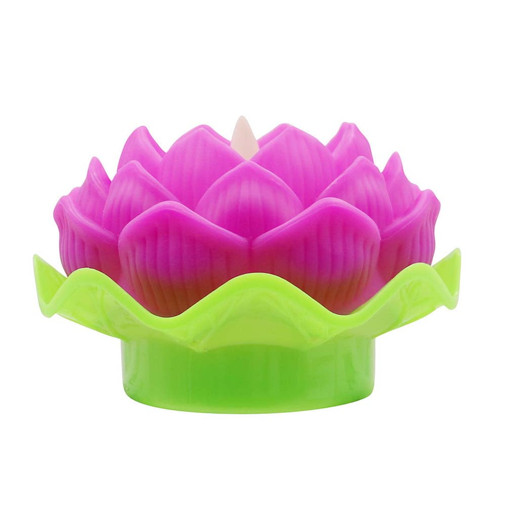 FRCOLOR Buddhism Light Night Lamp Tabletop Candle Light with 1 Set ...
