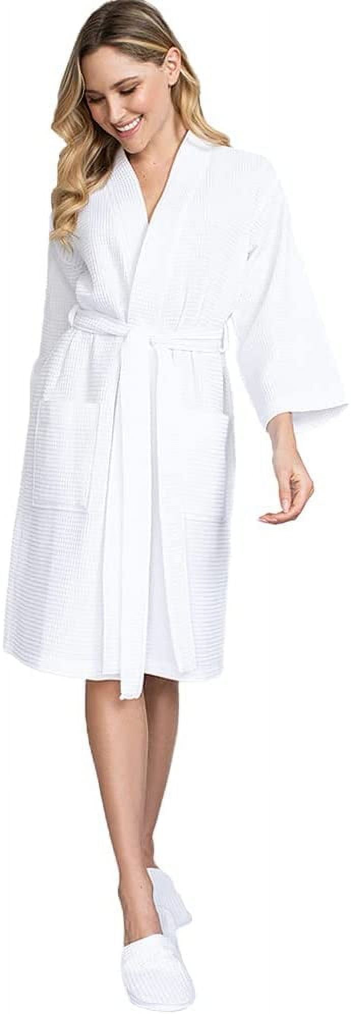 Lotus Linen Lightweight Waffle Robe for Women Kimono Bridesmaids Womens ...