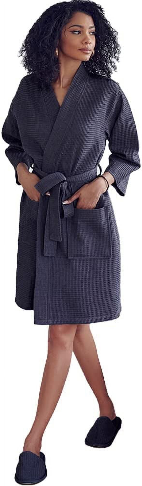 Lotus Linen Lightweight Waffle Robe for Women Kimono Bridesmaids Womens ...