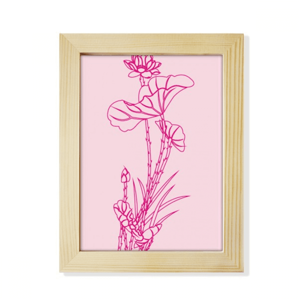 Lotus Lotus Flower Reed Flower Desktop Adorn Photo Frame Display Art ...