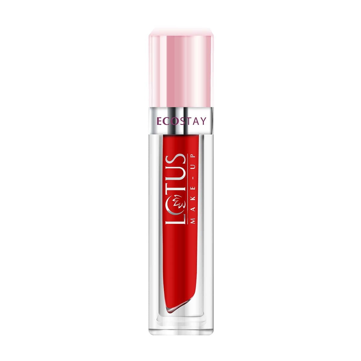 Lotus Makeup Ecostay Matte Lip Lacquer - Red Fantasy, Red, 4 G ...