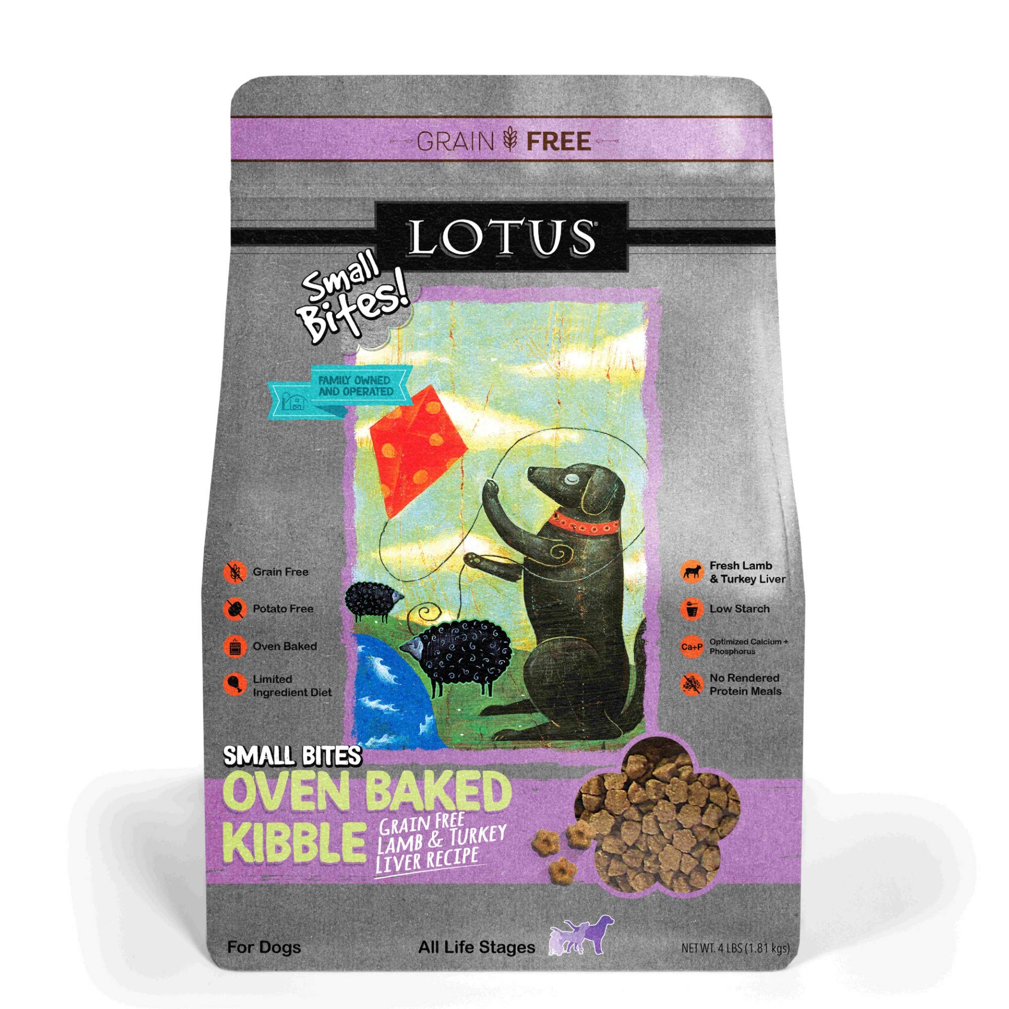 Lotus Oven-Baked Lamb & DPF11 Turkey Liver Small Bites Recipe Grain ...