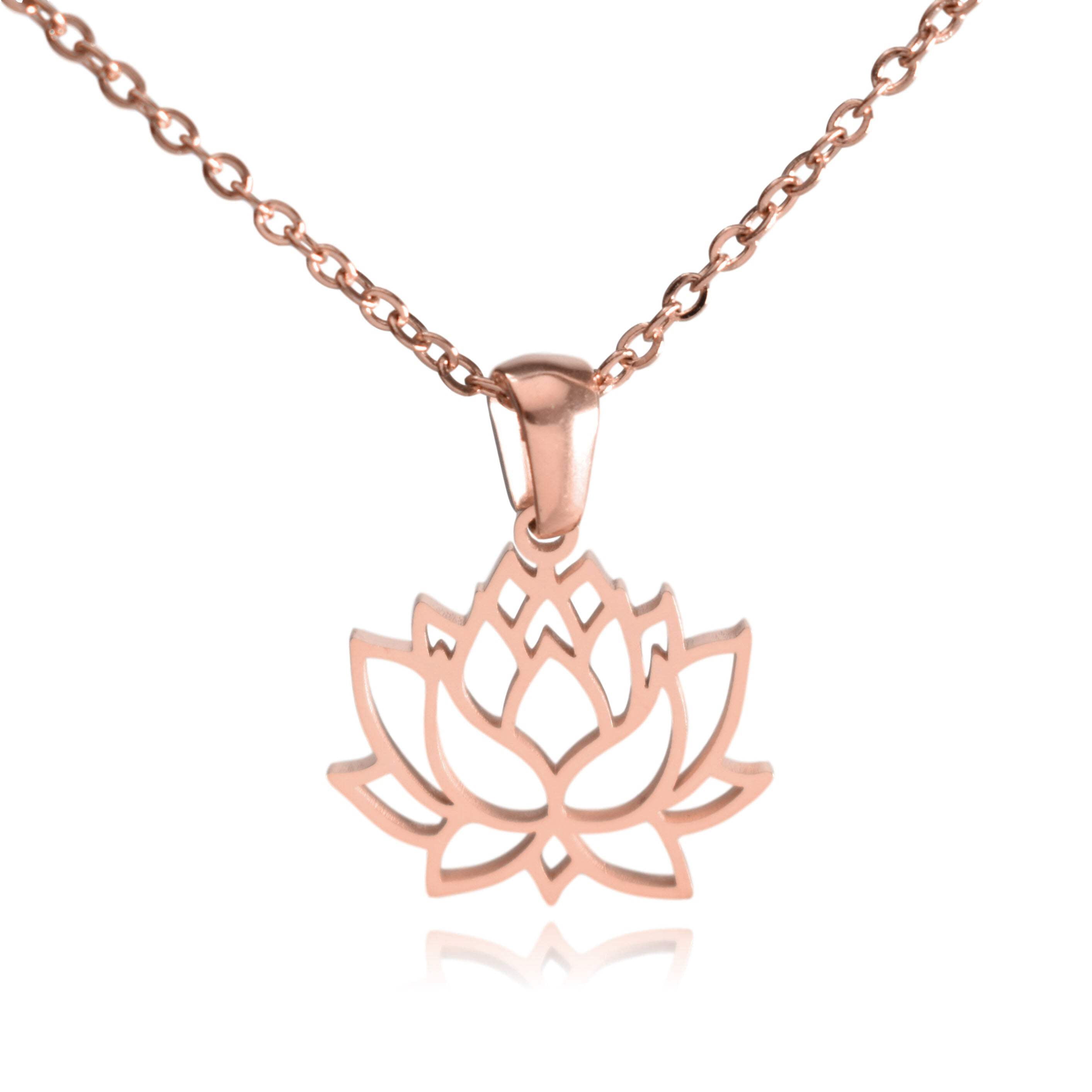 Lotus Pendant Necklace | Clayton Jewelry Labs - Walmart.com