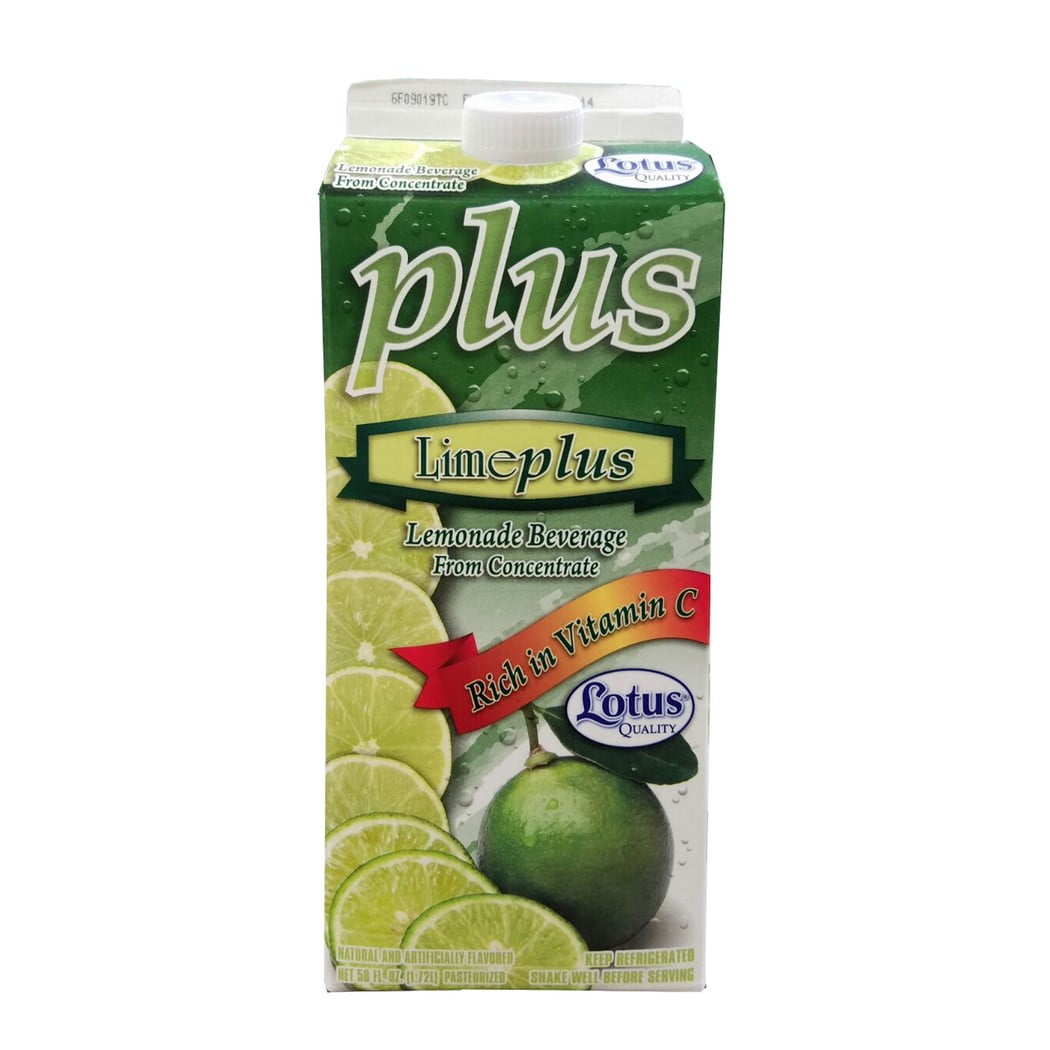 Lotus Plus Lemonade Juice Beverage with Low Pulp, Rich in Vitamin C, 58 ...