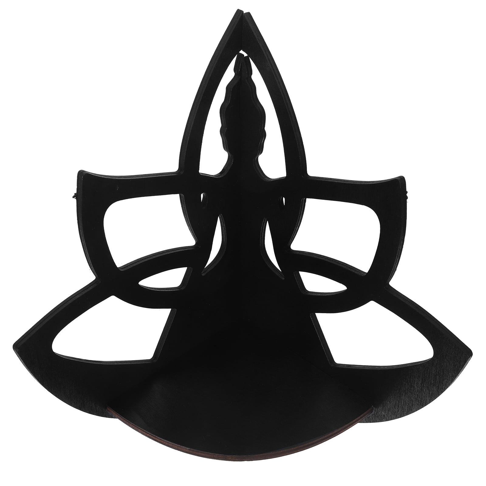 Lotus Rack Buddha Statue Storage Rack 26.70X24.00X24.00CM Black ...