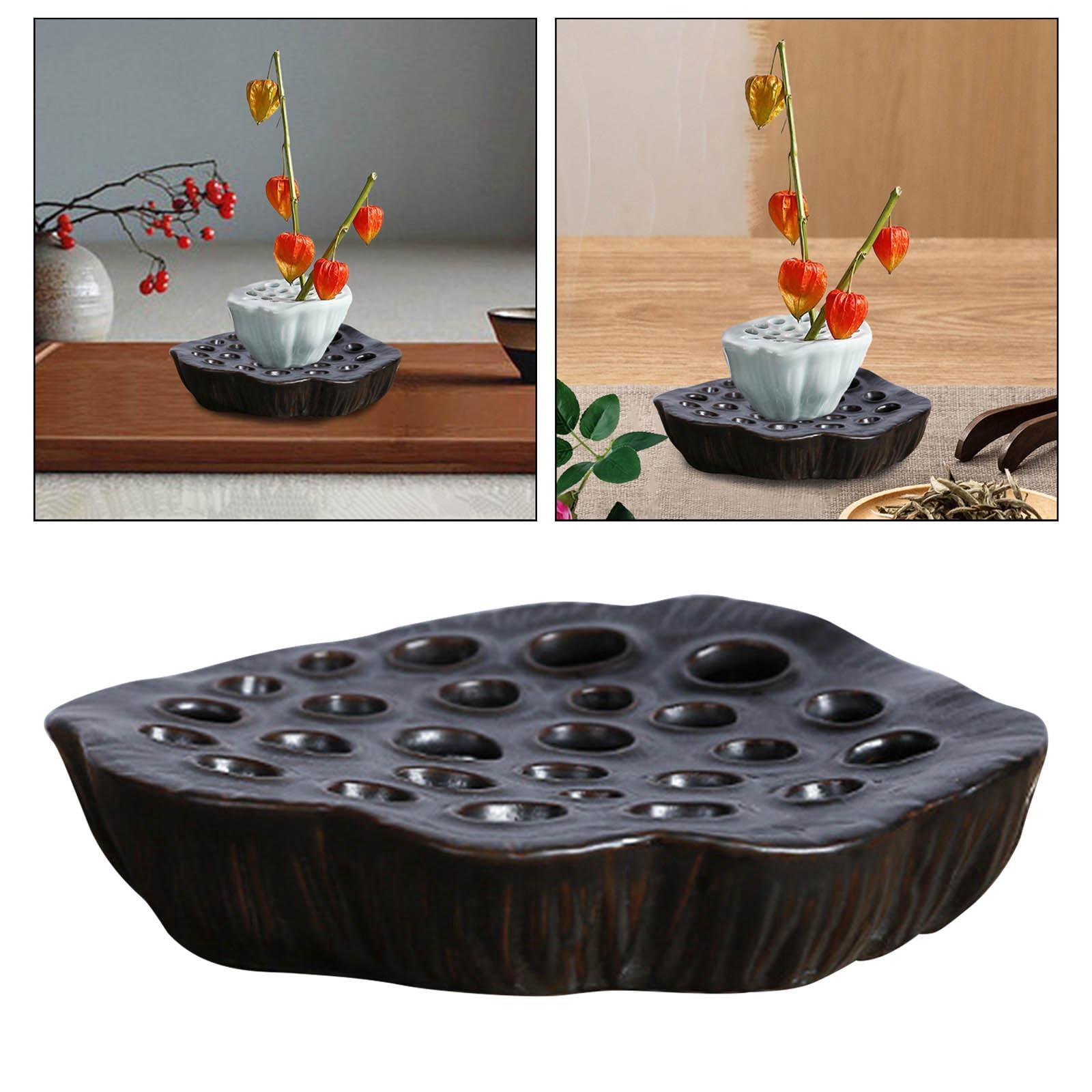 Lotus Shaped Floral Arrangements Frog Elegant Lightweight Chinese Style ...