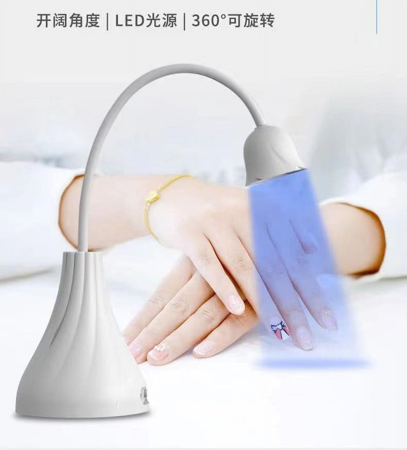 Lotus-Shaped LED Nail Lamp - 48W Fast-Curing for Gel/Shellac Polish ...