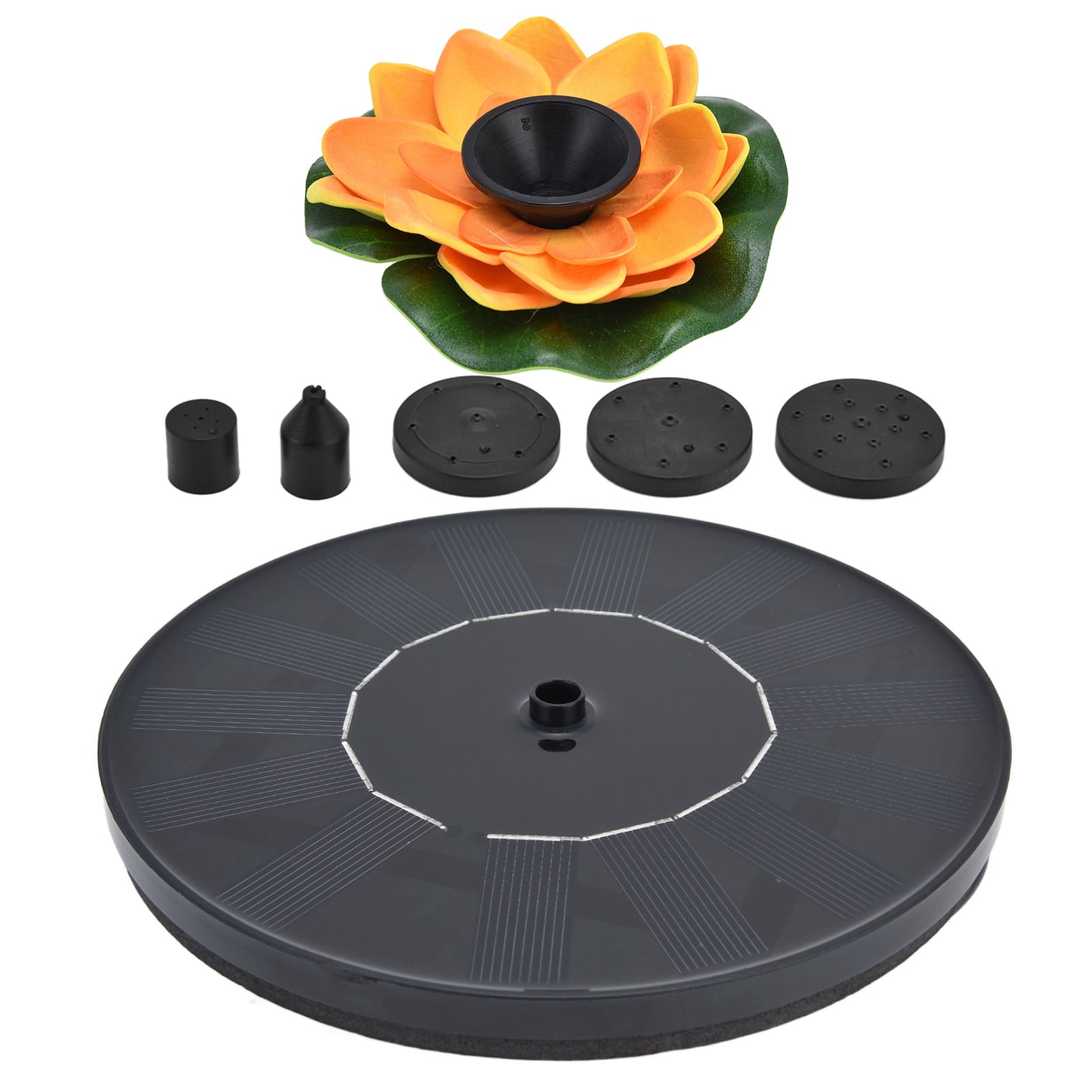 Lotus Solar Fountain Water Pump Floating Mini Solar Powered Water ...