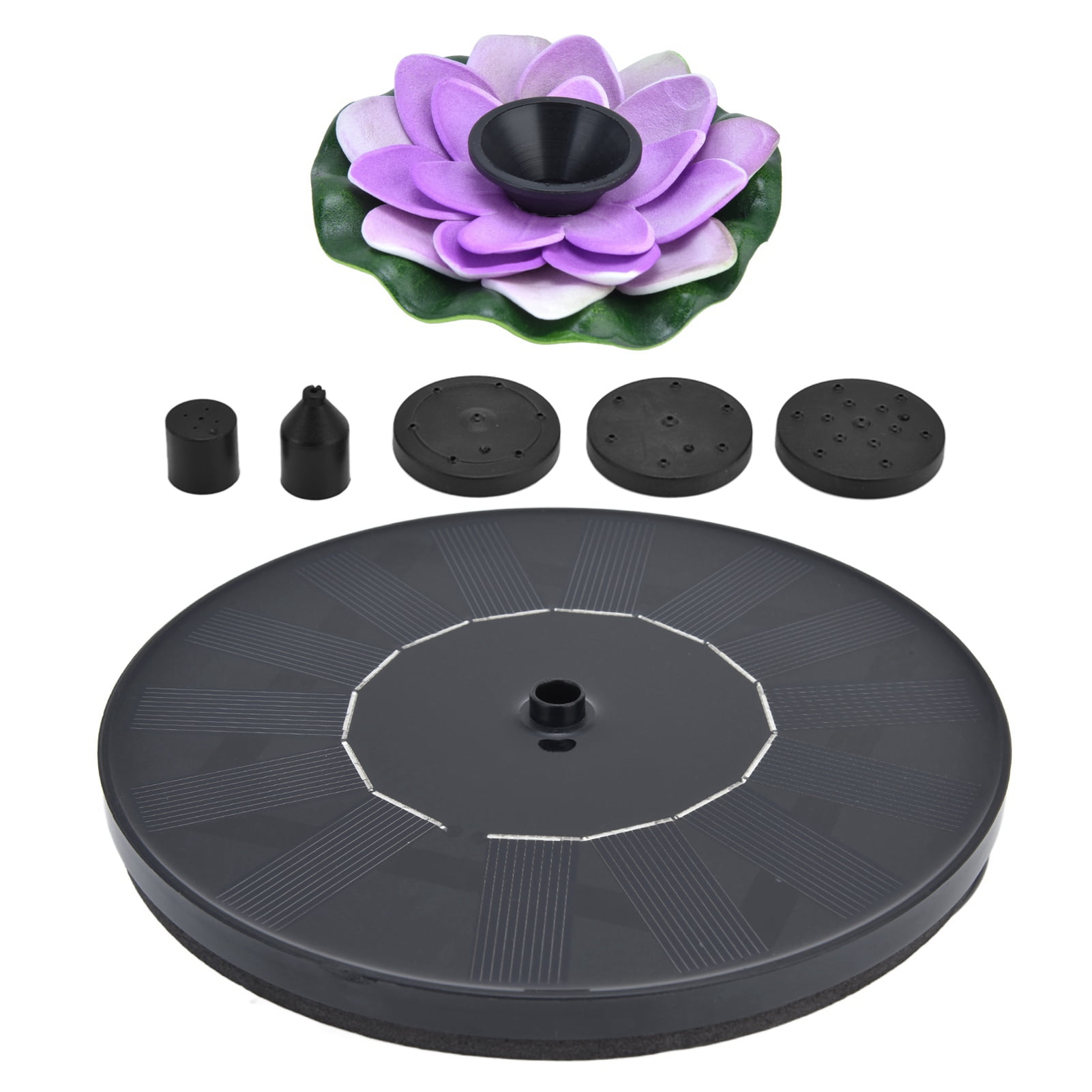 Lotus Solar Fountain Water Pump Floating Mini Solar Powered Water ...