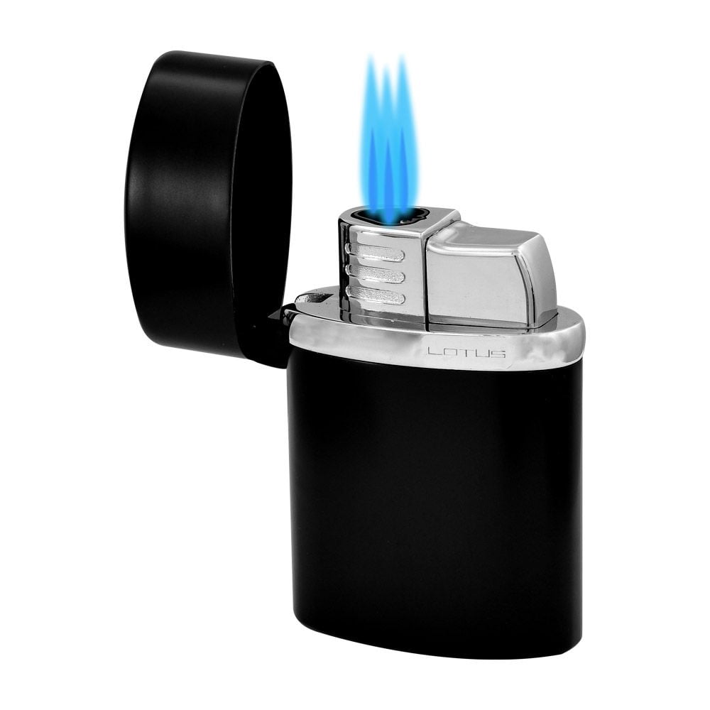 Lotus Terminator T3 Triple Torch Table Lighter Black - Walmart.com