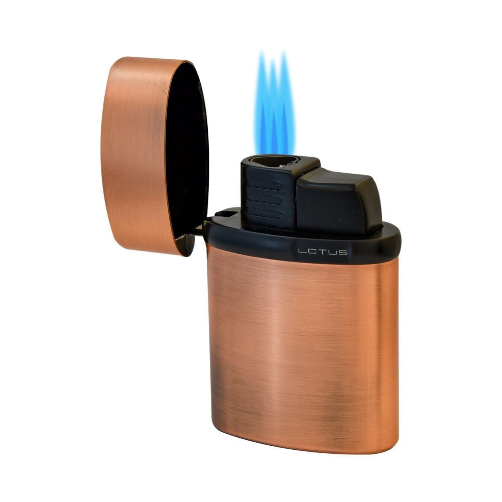 Lotus Terminator T3 Triple Torch Table Lighter Copper - Walmart.com