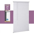 Lotus Cordless Vinyl Mini-Blinds 1 in. Slat, 26 in. W X 72 in. H, White ...