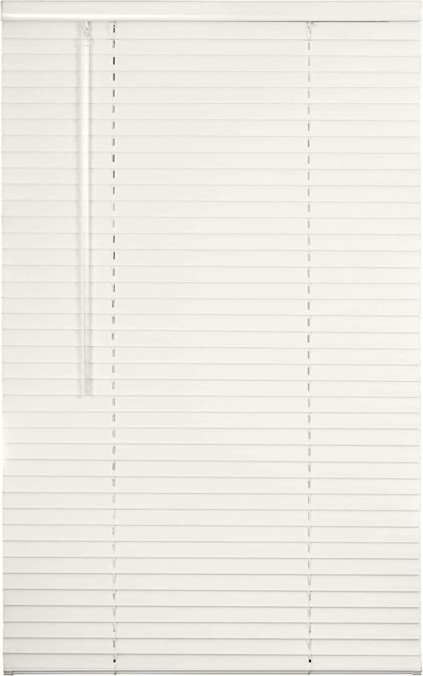 Lotus & Windoware Cordless 1" Aluminum Light Filtering Horizontal Mini ...