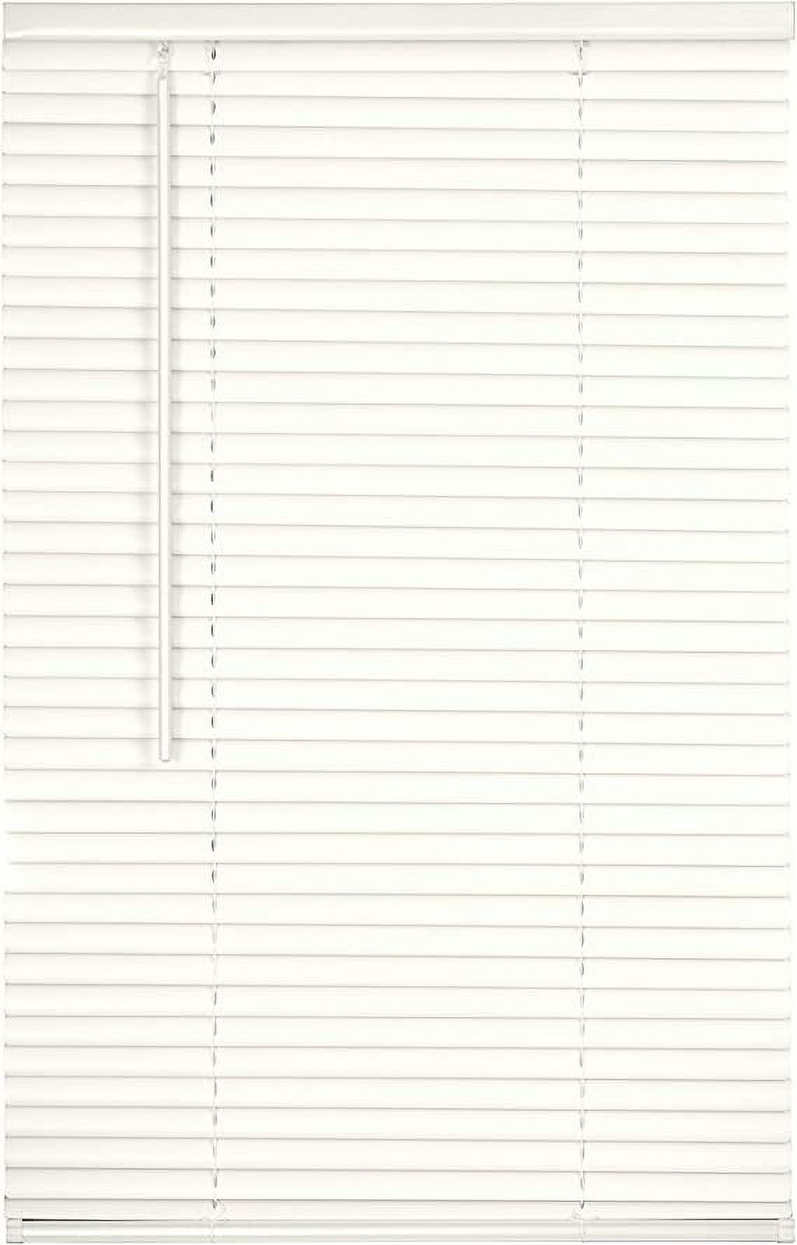 Lotus & Windoware Cordless 1" Vinyl Plus Room Darkening Horizontal Mini ...