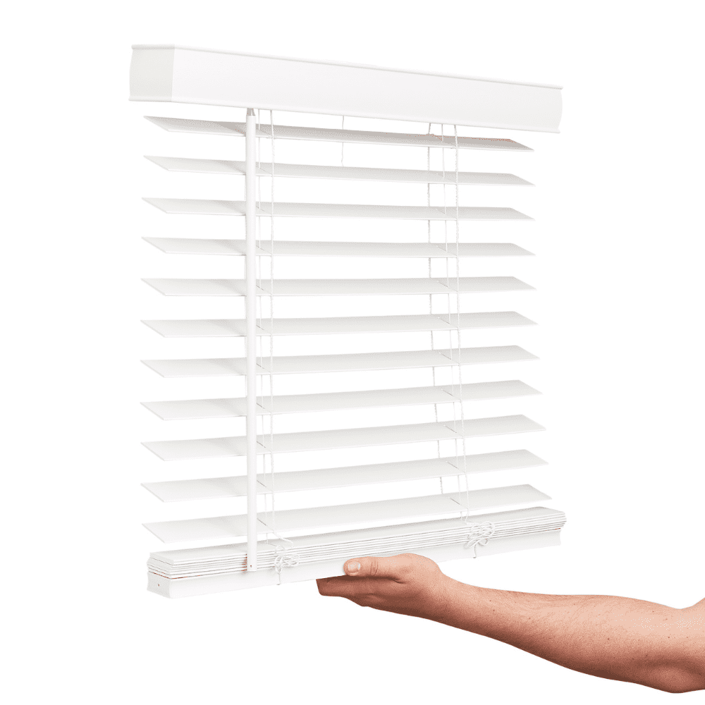 Lotus & Windoware Cordless 2" Faux Wood Room Darkening Horizontal Blind ...