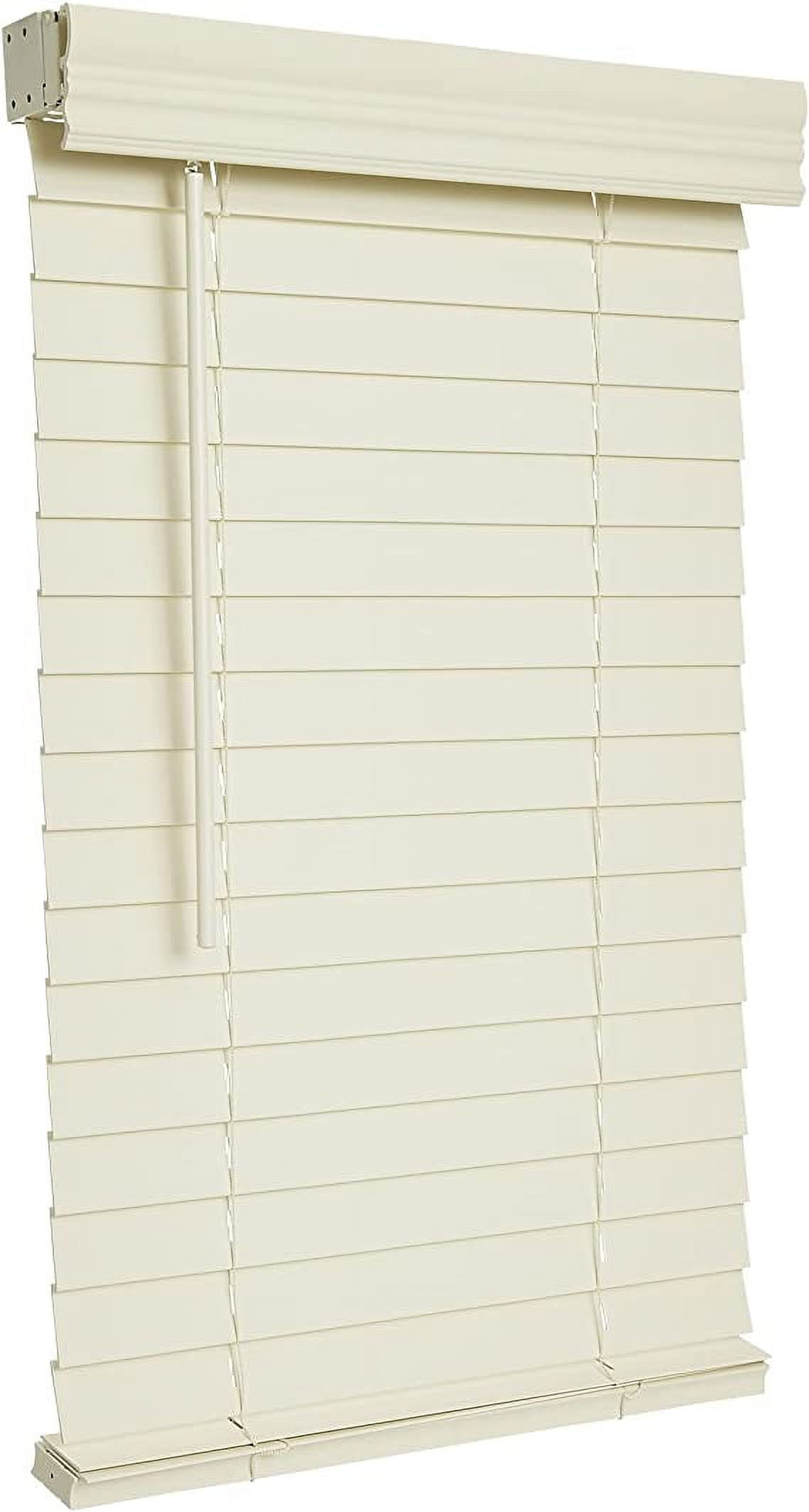 Lotus & Windoware Cordless 2" Faux Wood Room Darkening Horizontal Blind ...