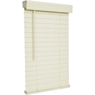 Lotus & Windoware Cordless 2" Faux Wood Room Darkening Horizontal Blind ...