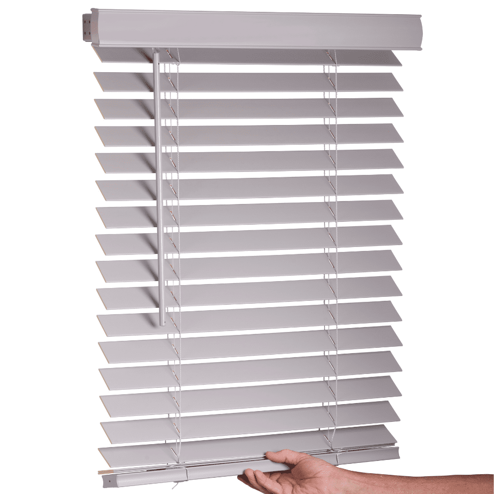 Lotus & Windoware Cordless 2" Faux Wood Room Darkening Horizontal Blind ...