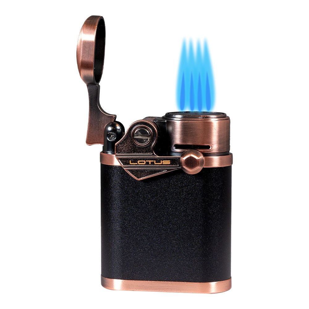 Lotus Winston Quad Torch Table Lighter - Copper - Walmart.com