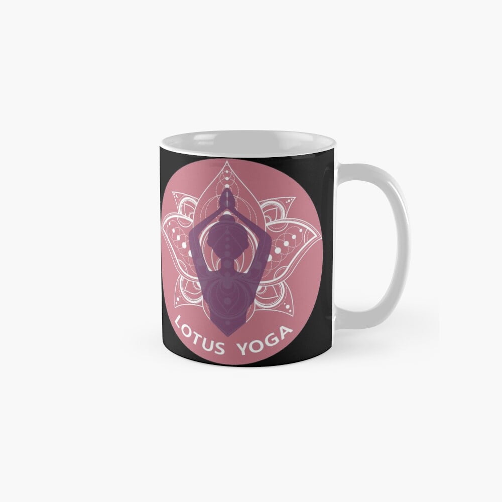 Lotus Yoga, Lotus Flower Pose Classic Mug - Walmart.com