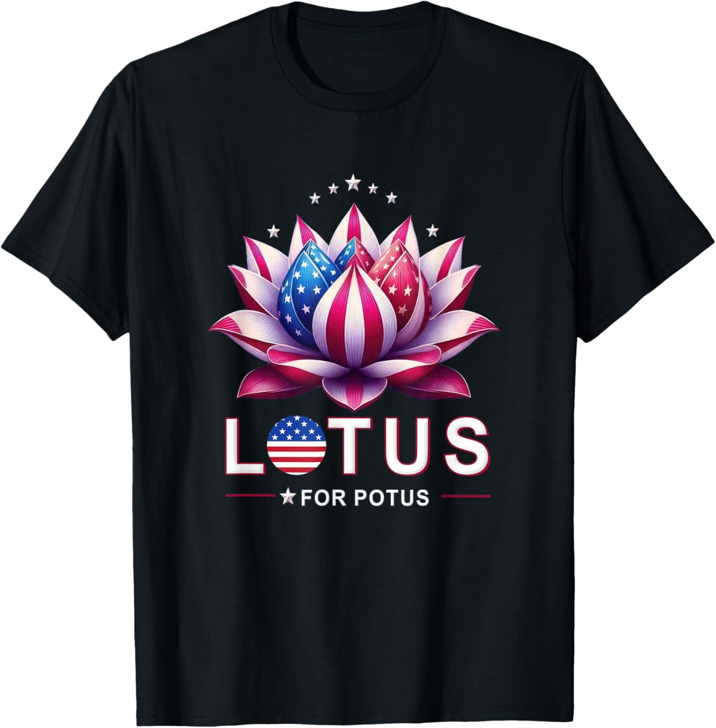 Lotus for Potus Kamala Harris 2024 President Trend Election T-Shirt ...