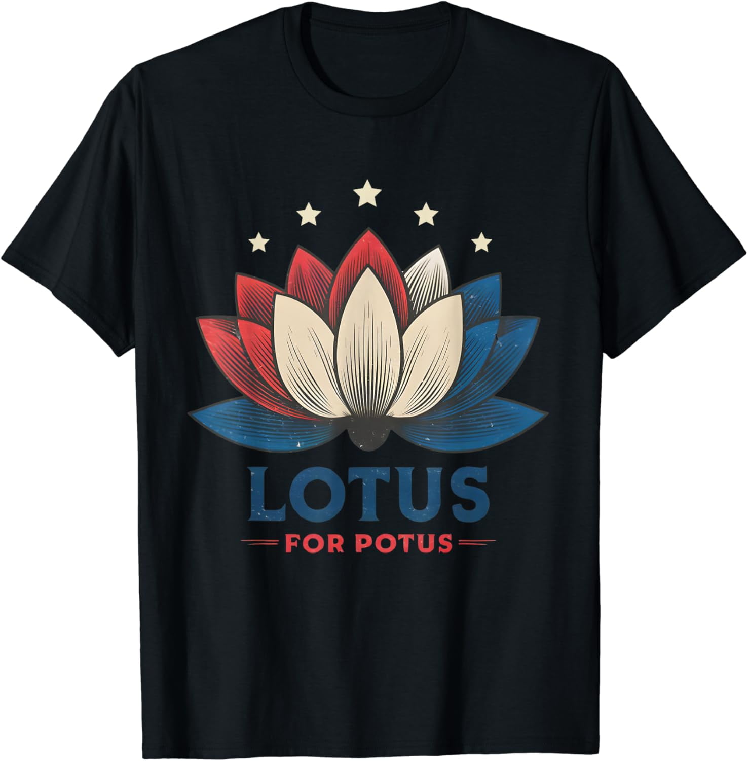 Lotus for Potus Kamala Harris 2024 trend President Election T-Shirt ...