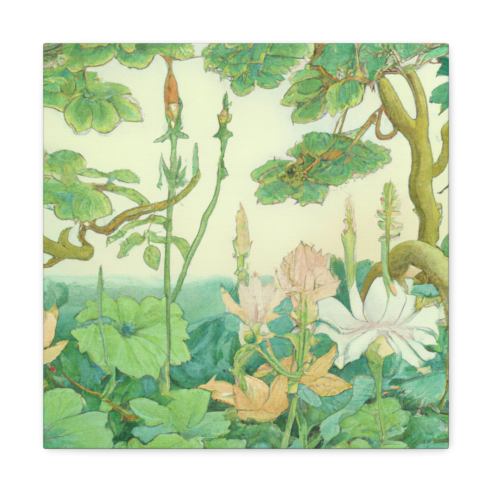 "Lotus in Splendor" - Canvas - Walmart.com