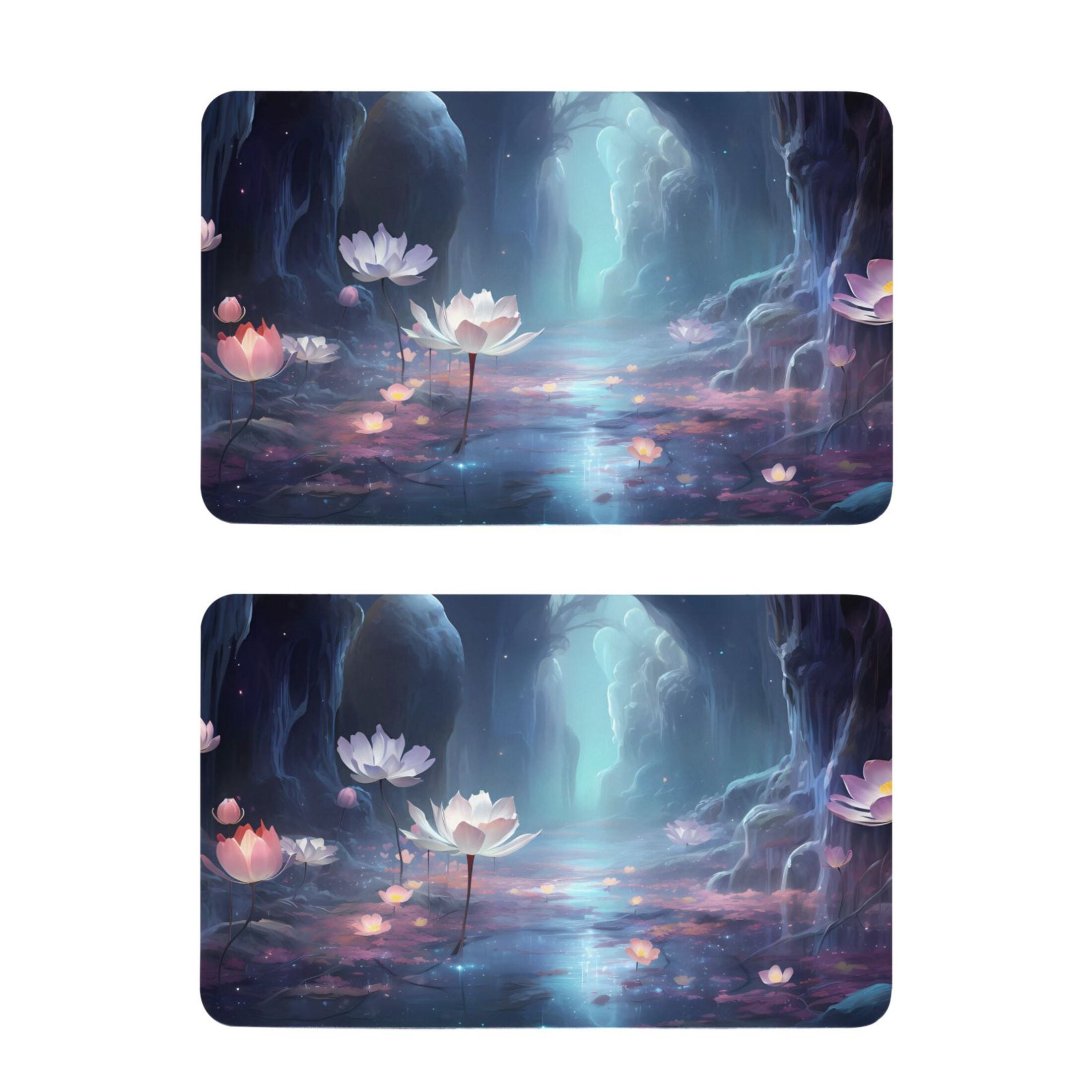 Lotus on Water Fridge Magnetic Sticker Refrigerator Magnets Kitchen ...
