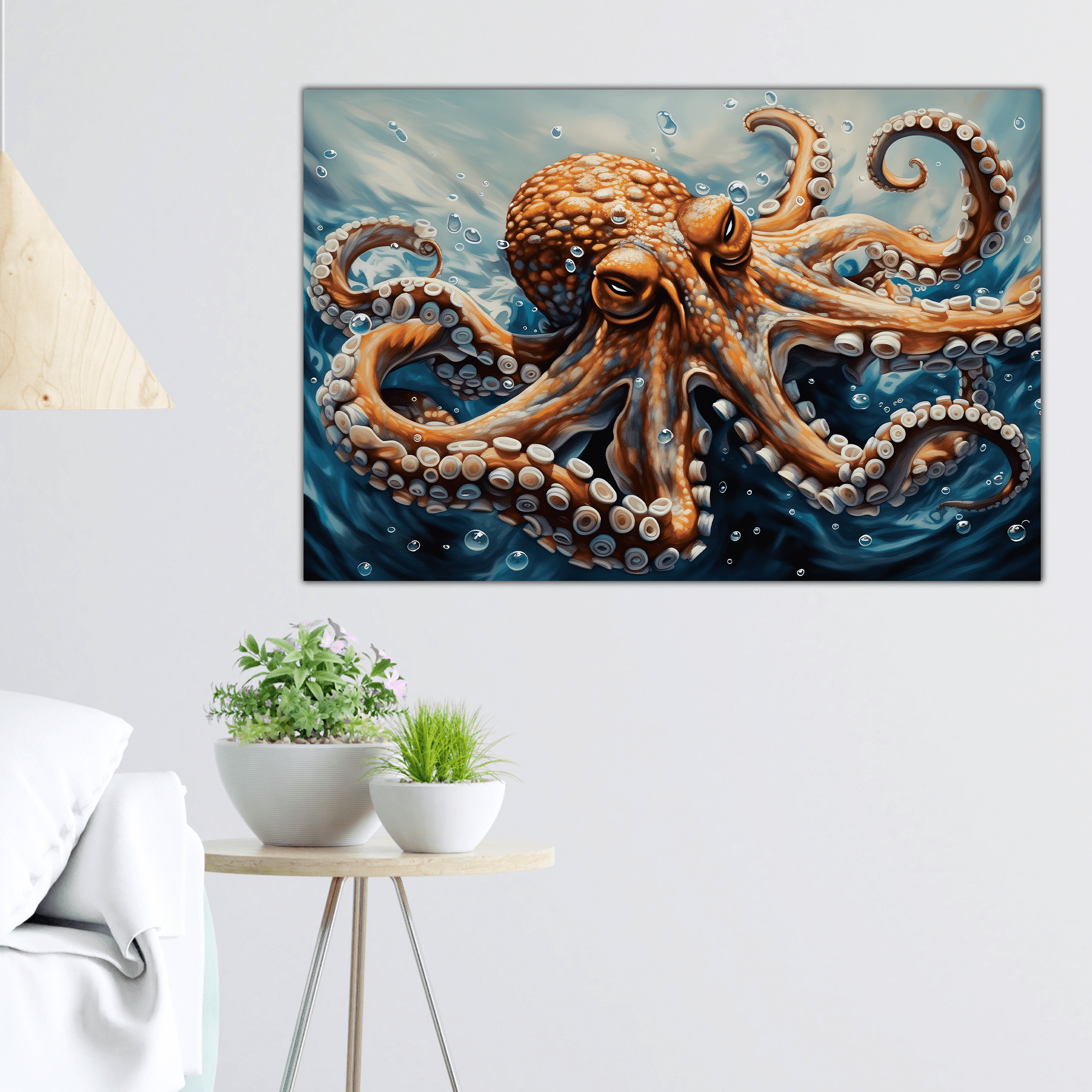 Lotusprinthandmade Abstract Octopus Ocean Underwater Poster 16" x 24 ...
