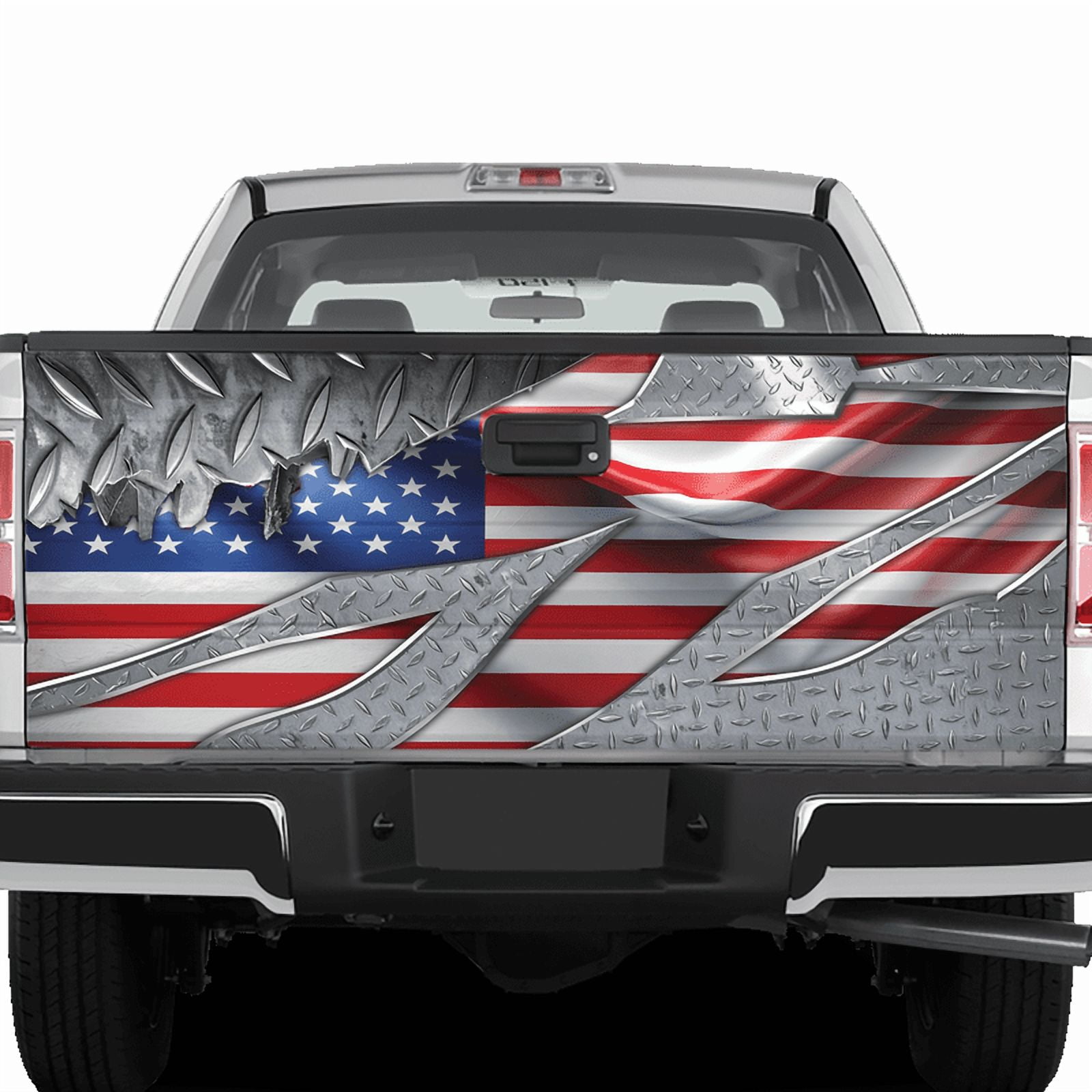 Lotusprinthandmade America Flag Patriotic Tailgate Wrap 2 Sizes (26"x66 ...