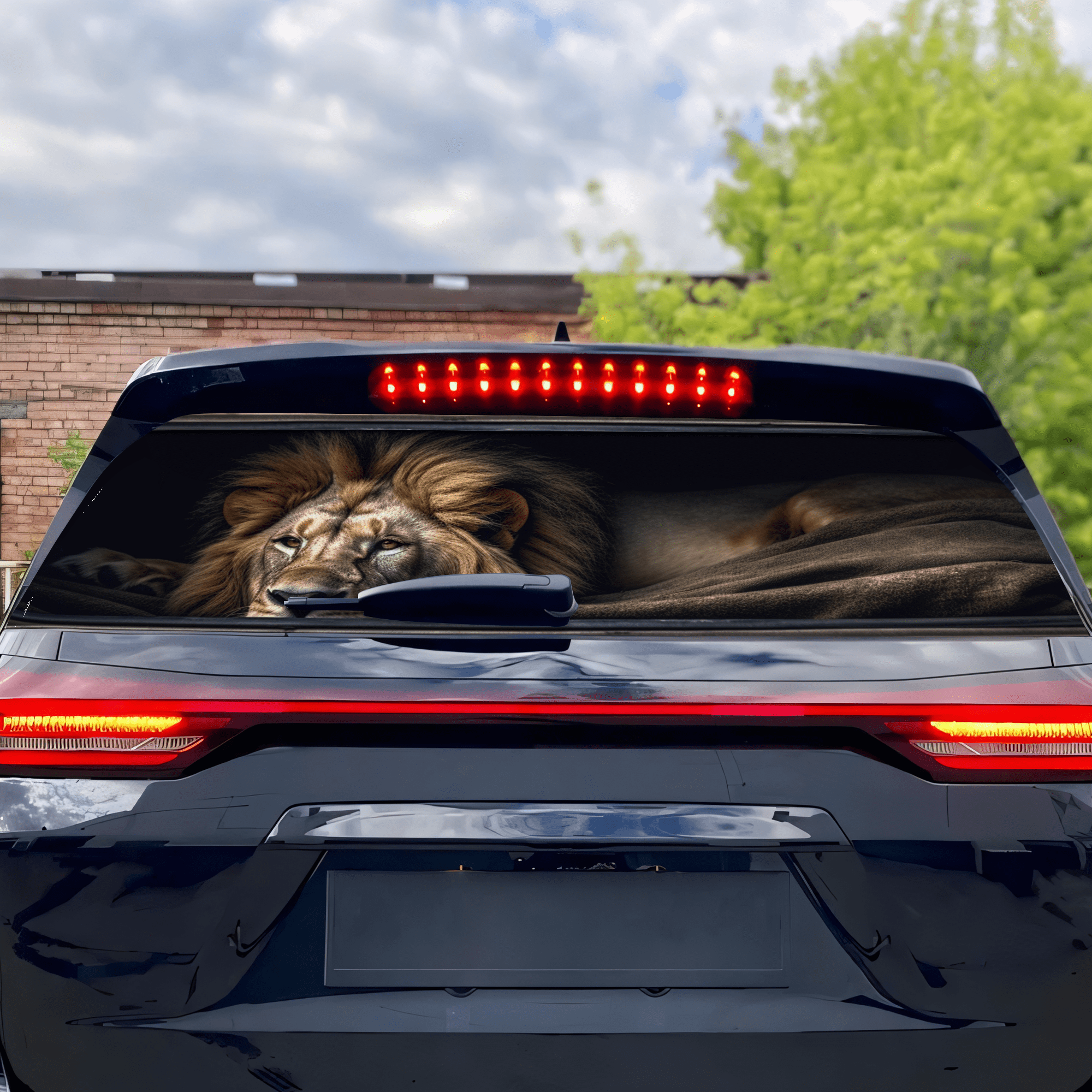 Lotusprinthandmade Animal Lovers Rear Window Car Decal 14"x53", Animal ...
