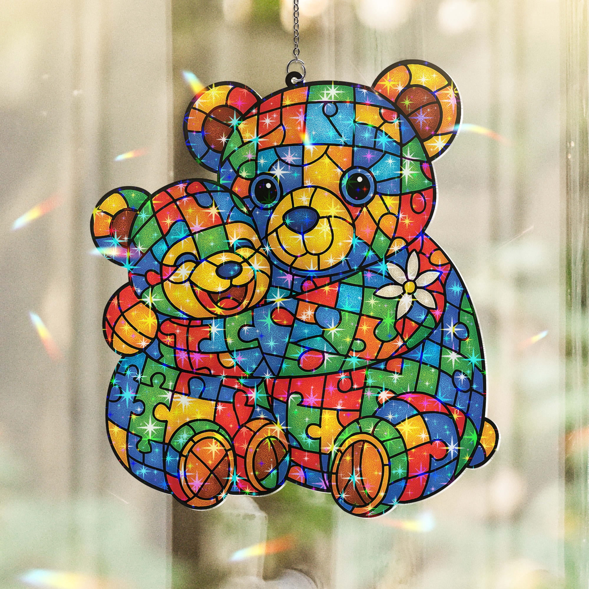 Lotusprinthandmade Autism Awareness Bear Lovers Mom and Kid Custom ...