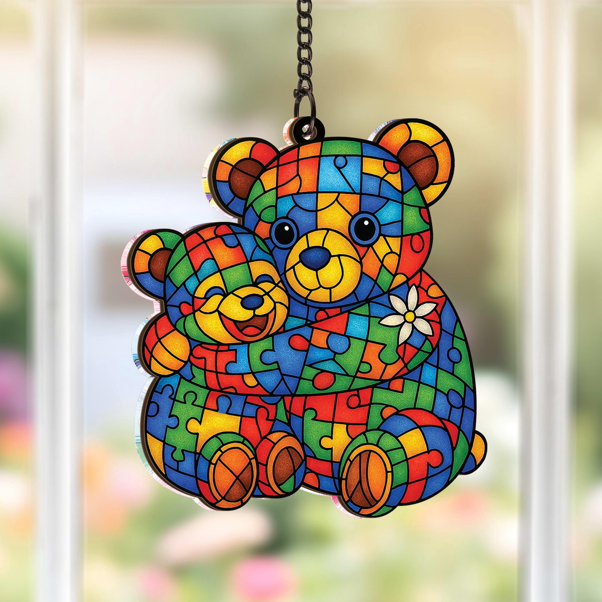 Lotusprinthandmade Autism Awareness Bear Lovers Mom and Kid Custom ...