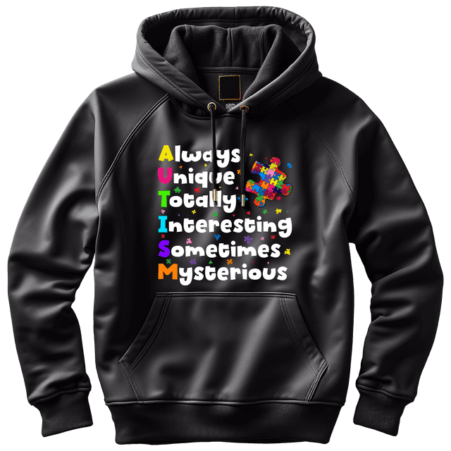 Lotusprinthandmade Autism Awareness Gift for ASD Parents Hoodie 2D S ...