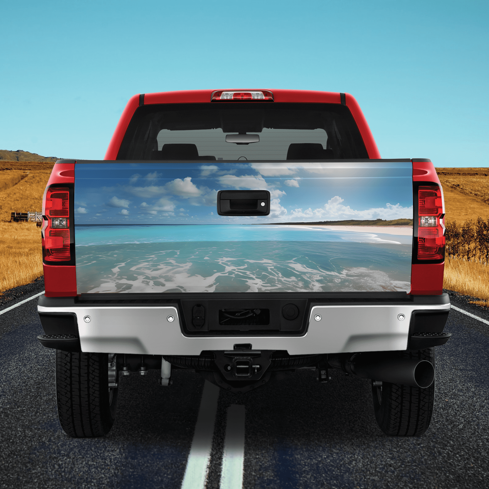 Lotusprinthandmade Beach Tailgate Wrap 2 Sizes (26"x66"), truck ...
