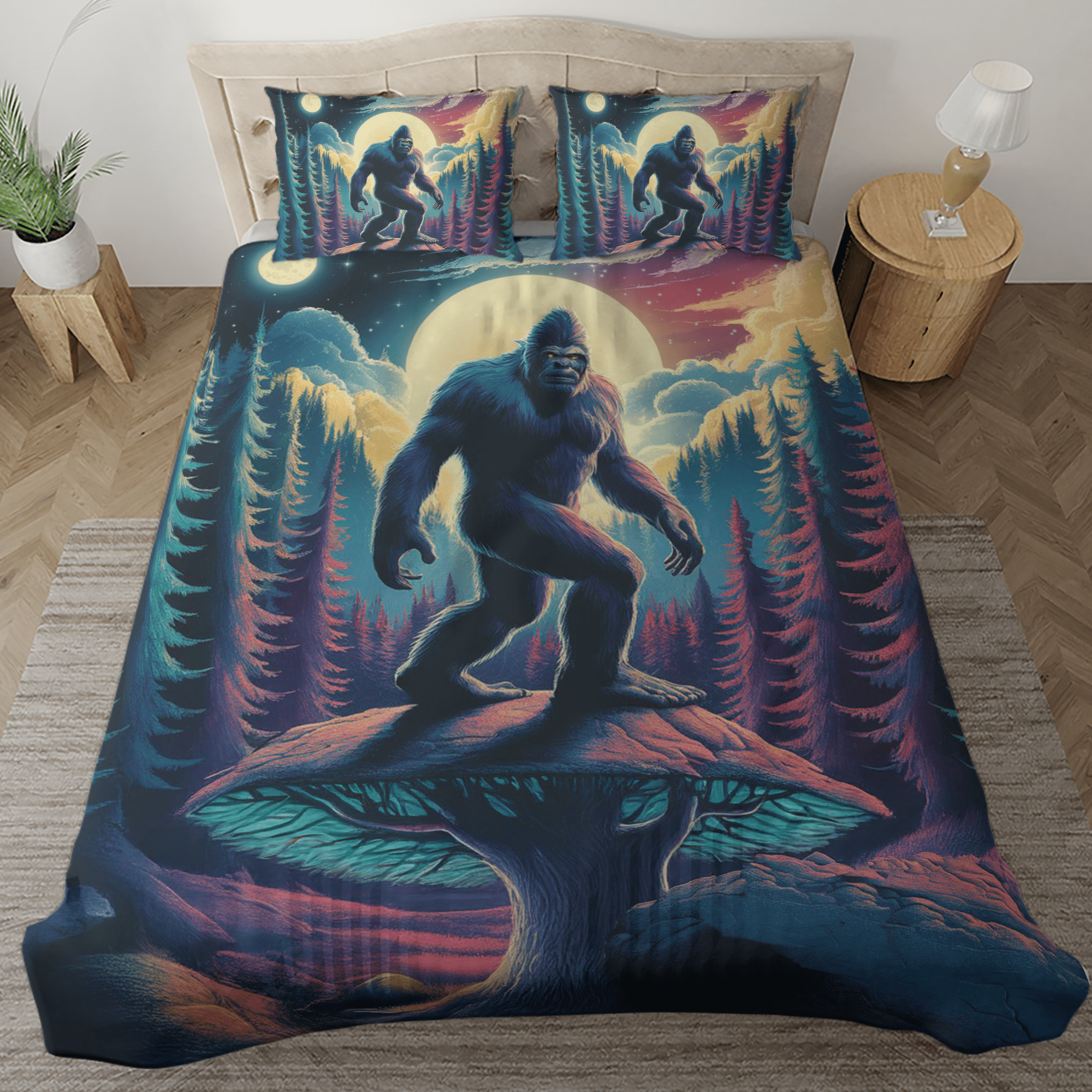 Lotusprinthandmade Bigfoot Bedding Set (Made in Vietnam) (88x88 ...