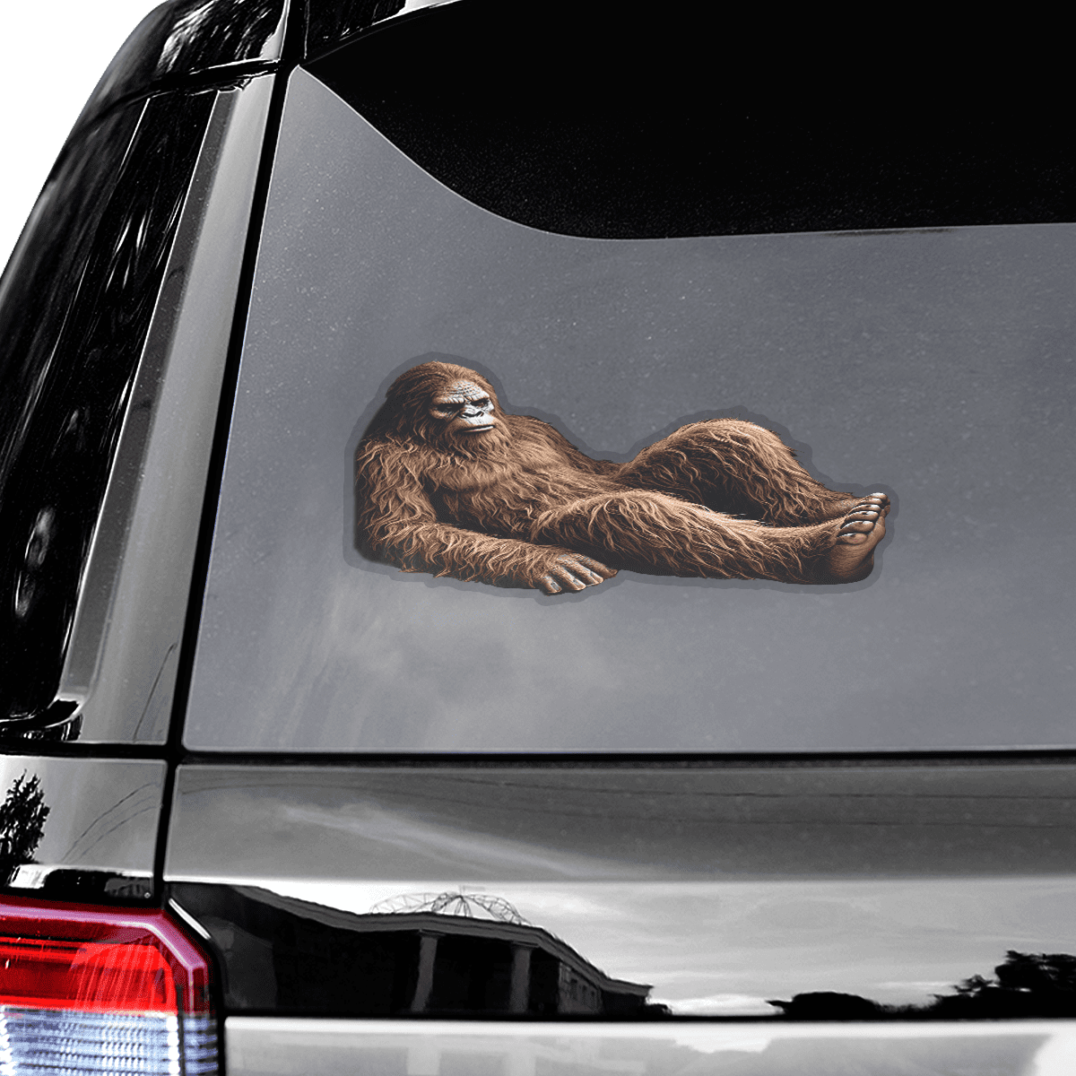Lotusprinthandmade Bigfoot Transparent Vinyl Decal 4 Sizes (6x9 Inches ...