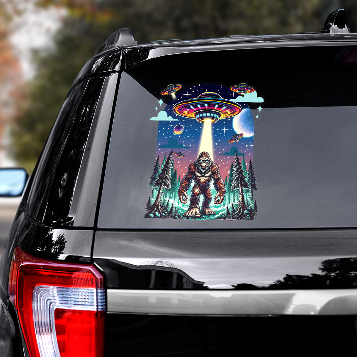 Lotusprinthandmade Bigfoot Transparent Vinyl Decal 4 Sizes (6x9 Inches ...