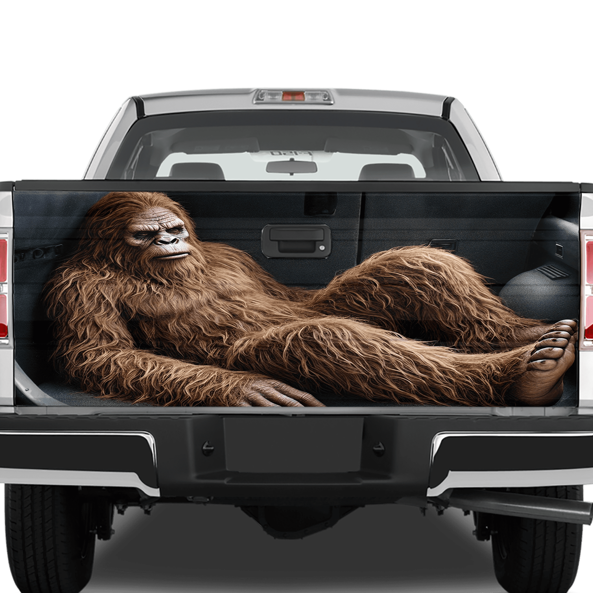 Lotusprinthandmade Bigfoot Truck Tailgate Wrap 24"x58", Bigfoot Truck ...