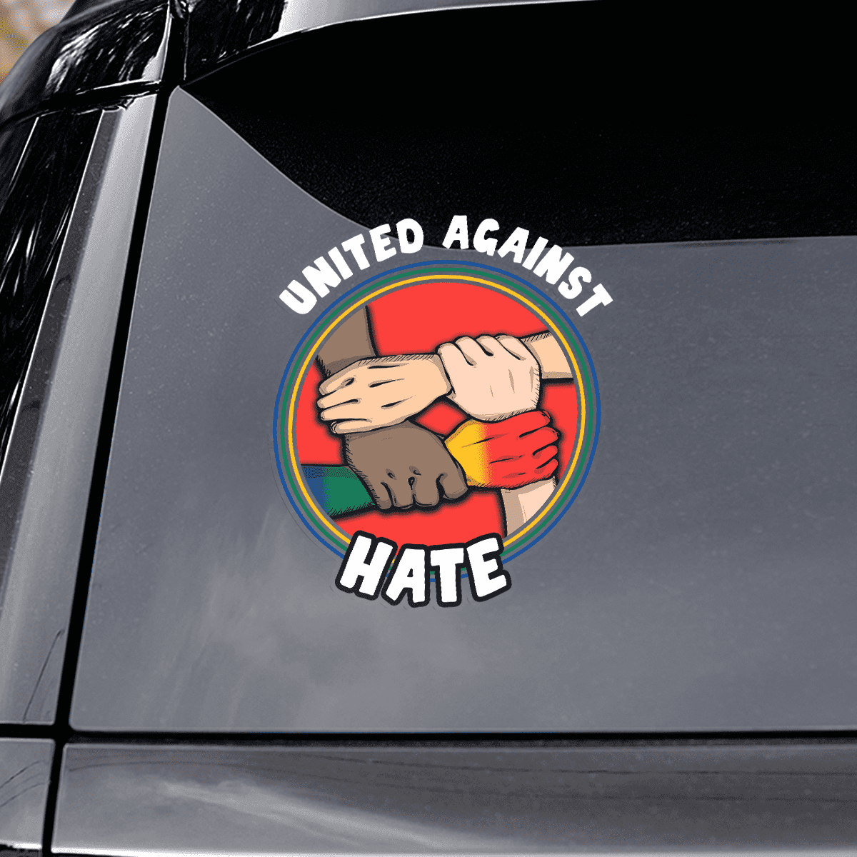 Lotusprinthandmade Black Celebrate Pride Transparent Vinyl Decal 4 ...