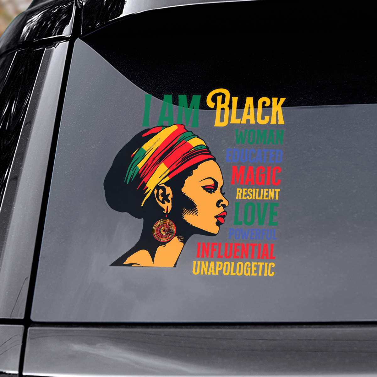 Lotusprinthandmade Black Celebrate Pride Transparent Vinyl Decal 4 ...