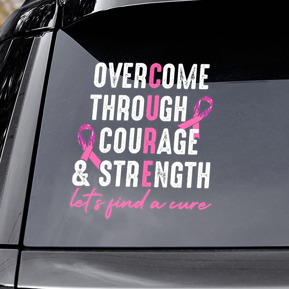 Lotusprinthandmade Breast Cancer Awareness Courage & Strength Pink ...