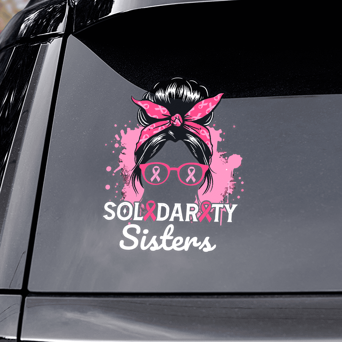 Lotusprinthandmade Breast Cancer Awareness Transparent Vinyl Decal 4 ...