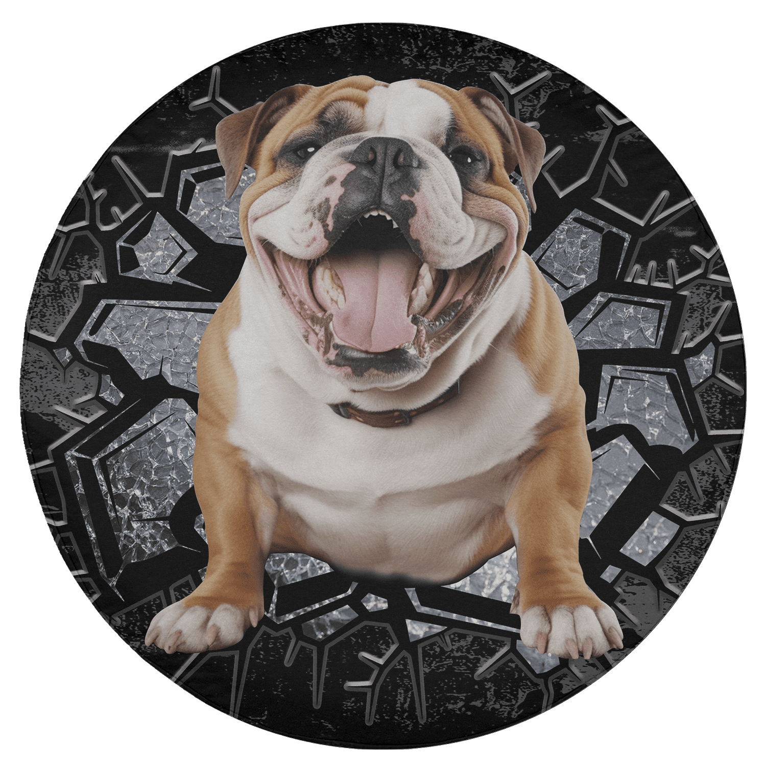 Lotusprinthandmade Bulldog Crack Spare Tire Cover Without Backup Camera Hole 6 Sizes - Walmart.com
