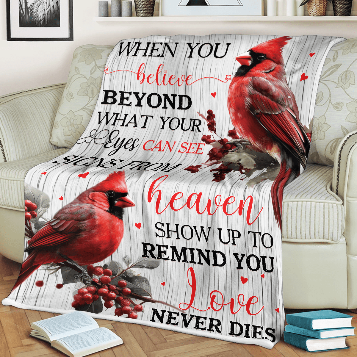 Lotusprinthandmade Cardinal Memorial When You Believe Signs From Heaven ...